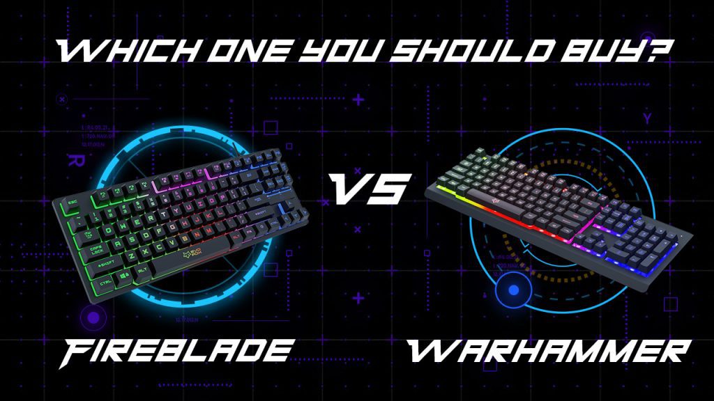 Gaming Keyboards Battle: Fireblade Vs Warhammer – Amkette
