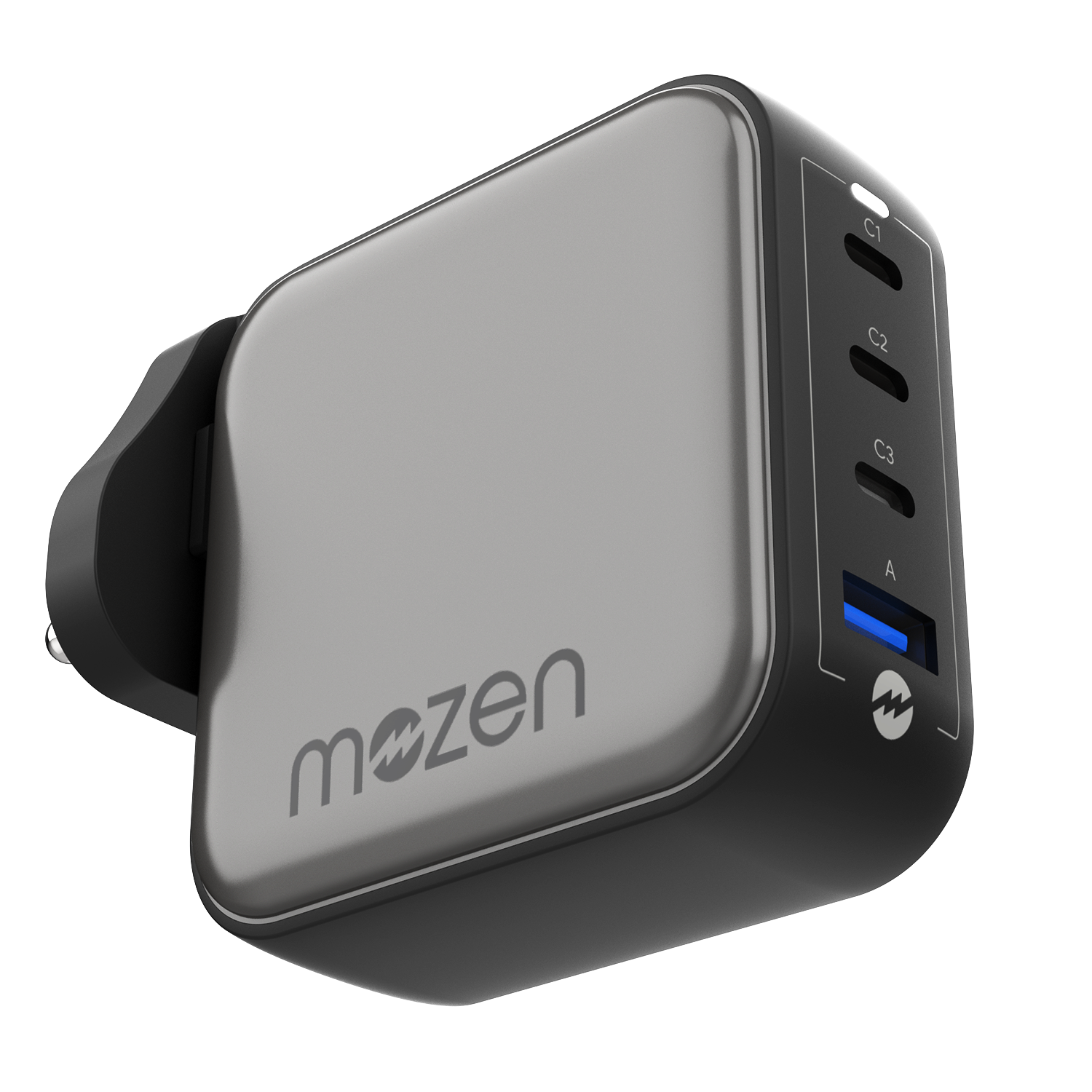 Mozen Boost Max 100W 3C1A GaN Sense USB Charger – Amkette