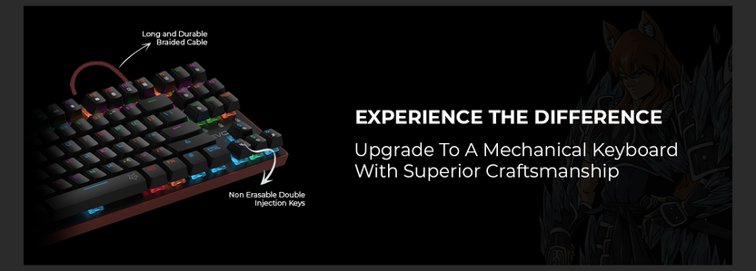 EvoFox Katana Pro TKL Mechanical Gaming Keyboard – Amkette