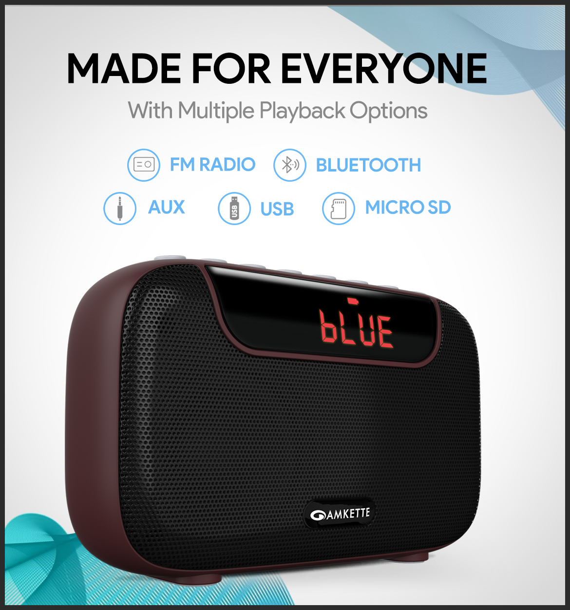 Pocket Blast Bluetooth With FM – Amkette