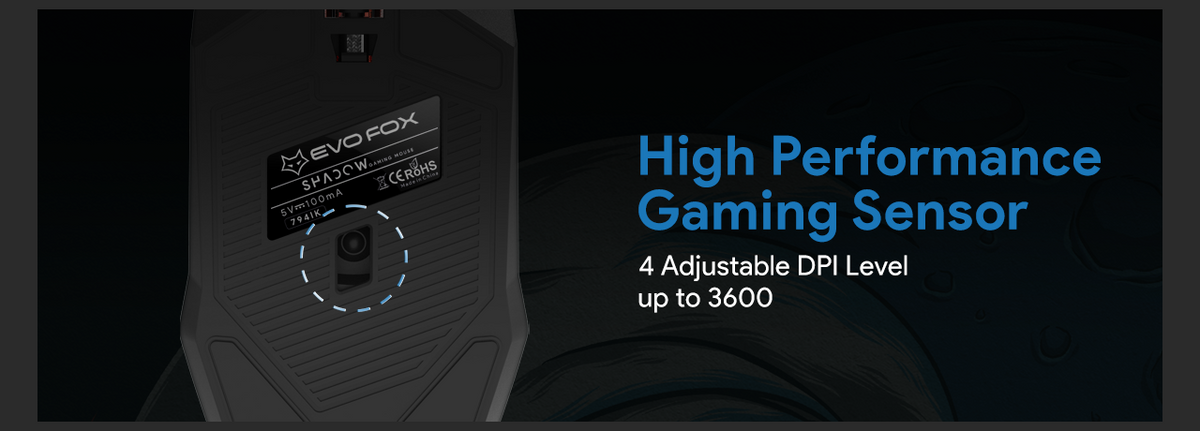 EvoFox Shadow Gaming Mouse – Amkette