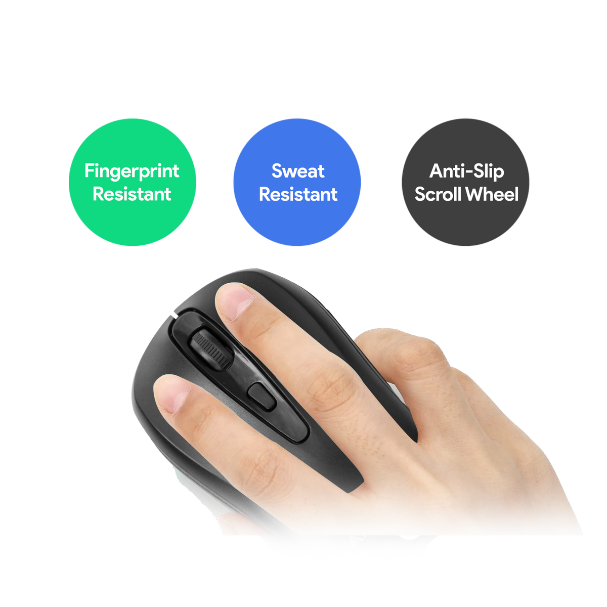 Hush Pro Hexa Silent Wireless Mouse – Amkette