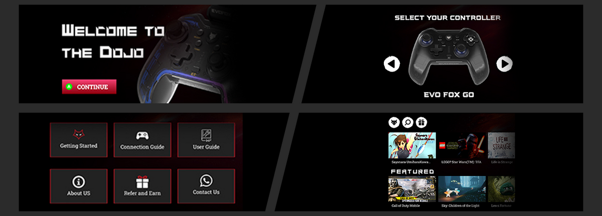 EvoFox Go Smartphone Bluetooth Gamepad – Amkette