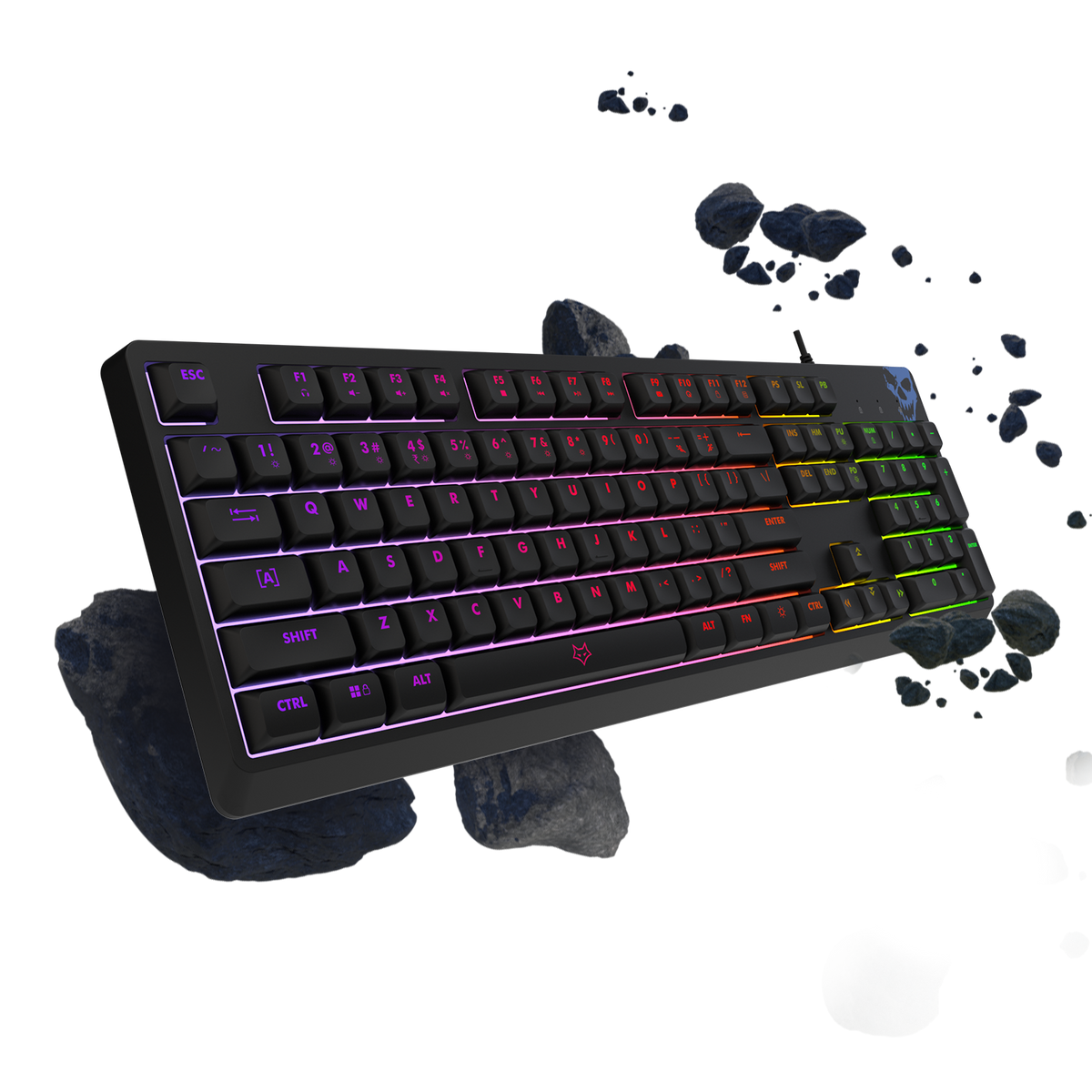EvoFox Deathray RGB Gaming Keyboard – Amkette