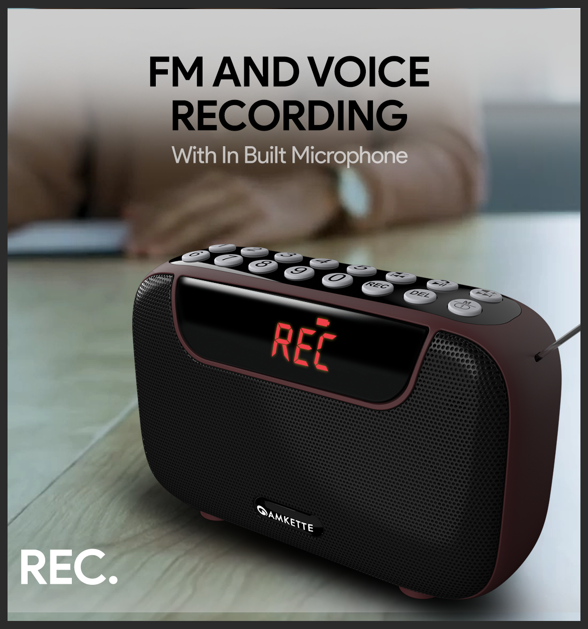 Pocket Blast Bluetooth With FM – Amkette