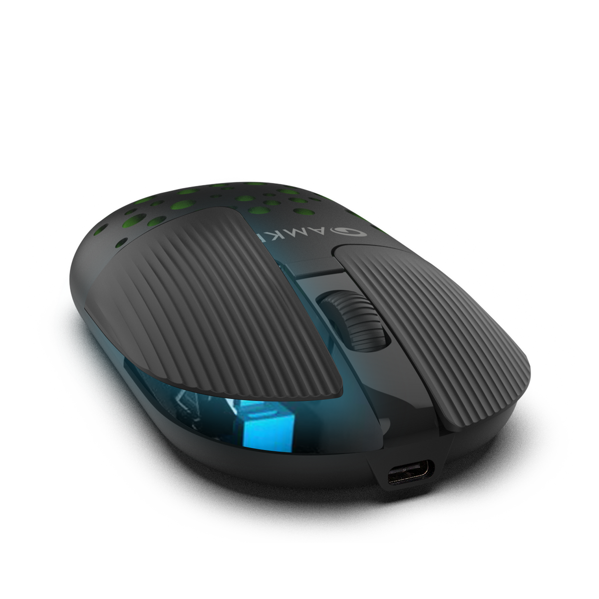 Hush Pro Spectra Rechargeable LED Mouse – Amkette