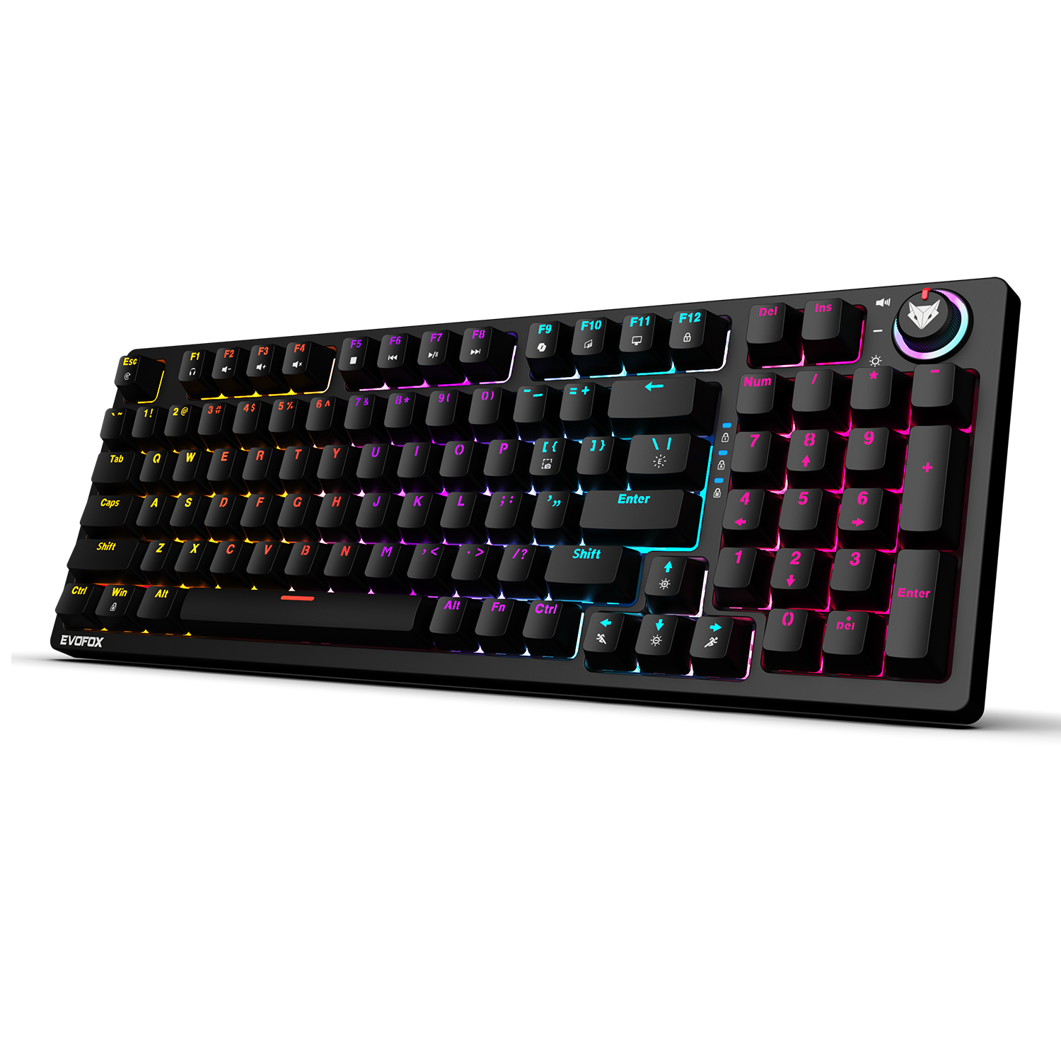 EvoFox Katana X2 FS Wired Mechanical Gaming Keyboard (Black) – Amkette