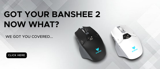 EvoFox Banshee 2 Tri-Mode Wireless Gaming Mouse – Amkette