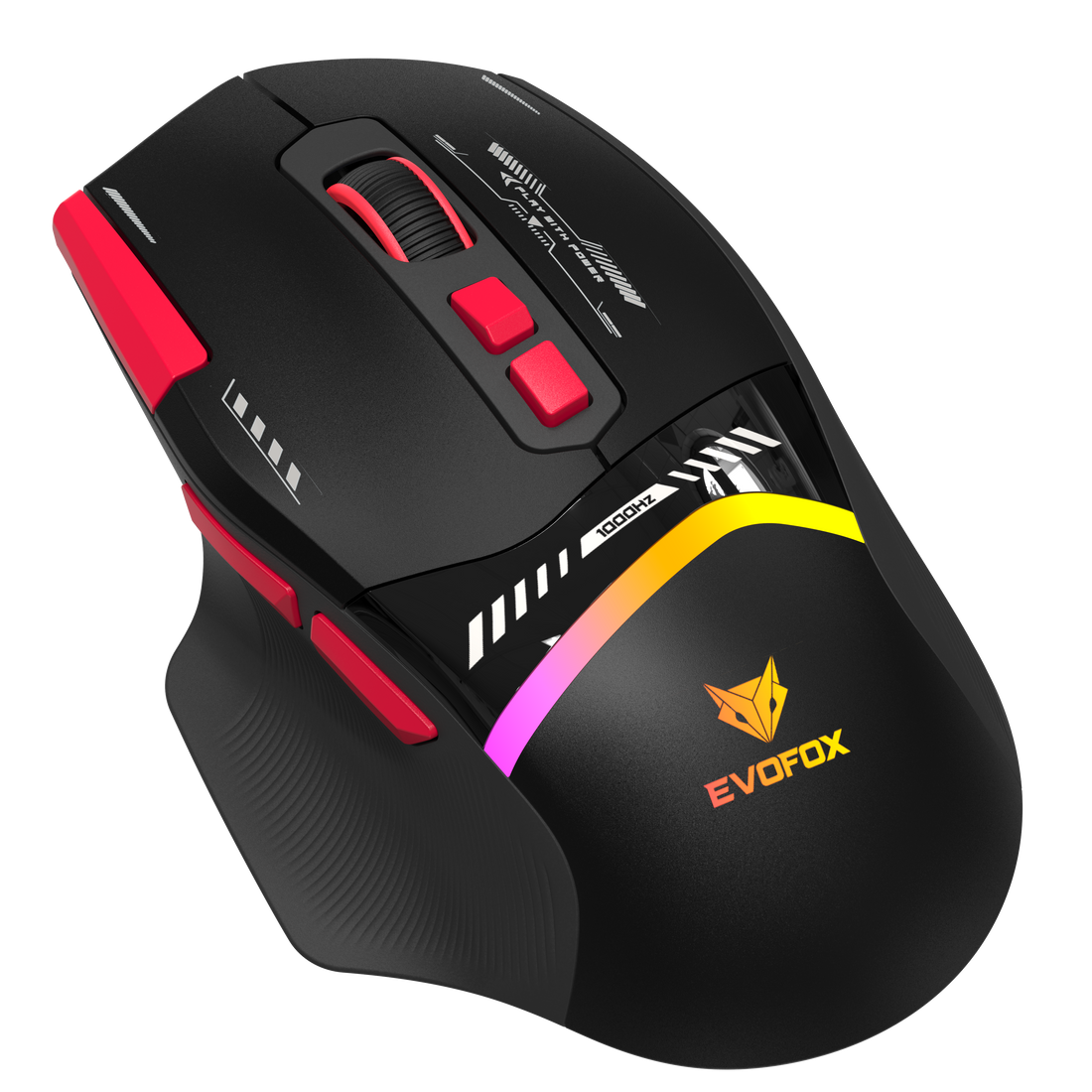 EvoFox Blaze 2 Tri-Mode Programmable Wireless Gaming Mouse – Amkette