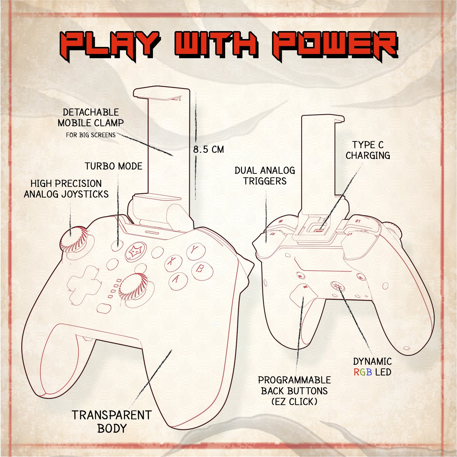 EvoFox One Gamepad – Amkette