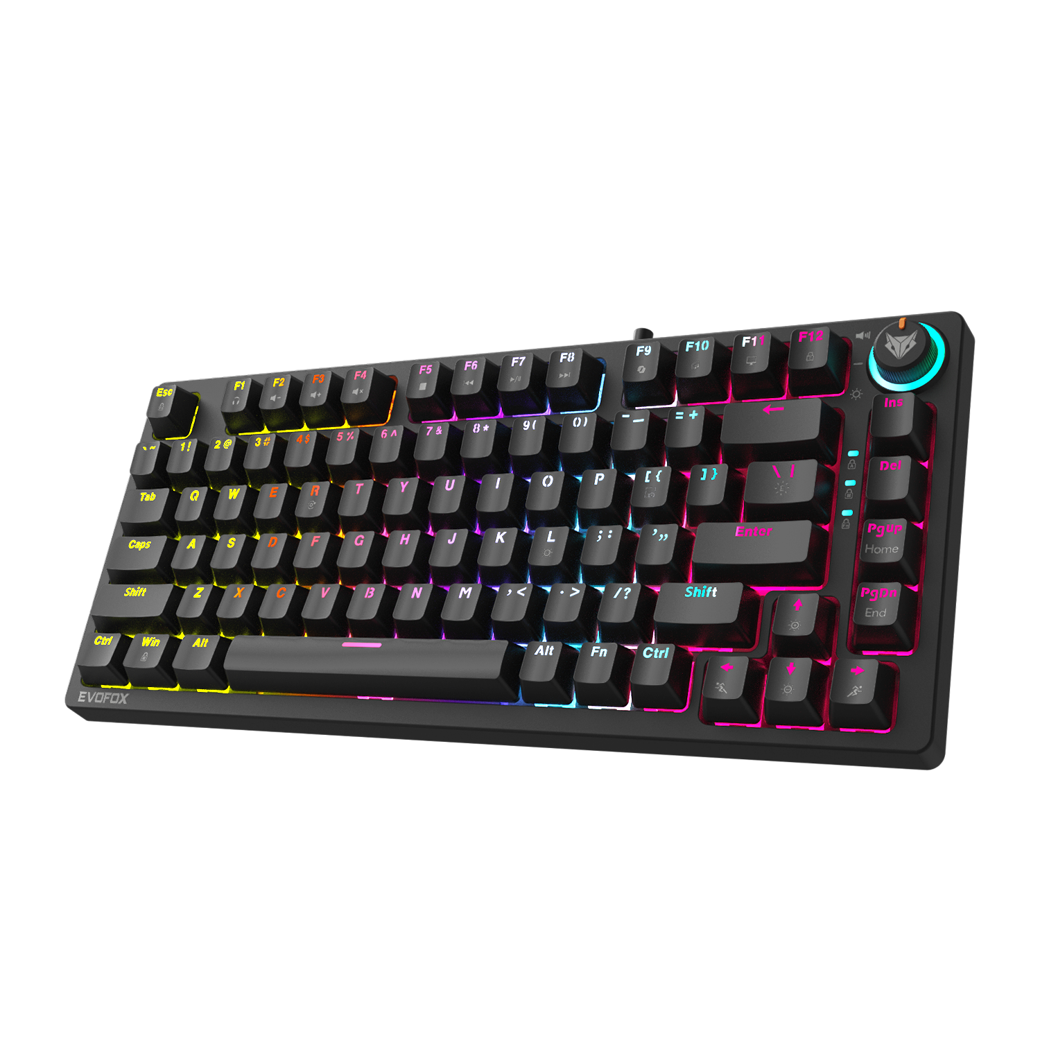 EvoFox Katana X2 TKL Wired Mechanical Gaming Keyboard (Black) – Amkette