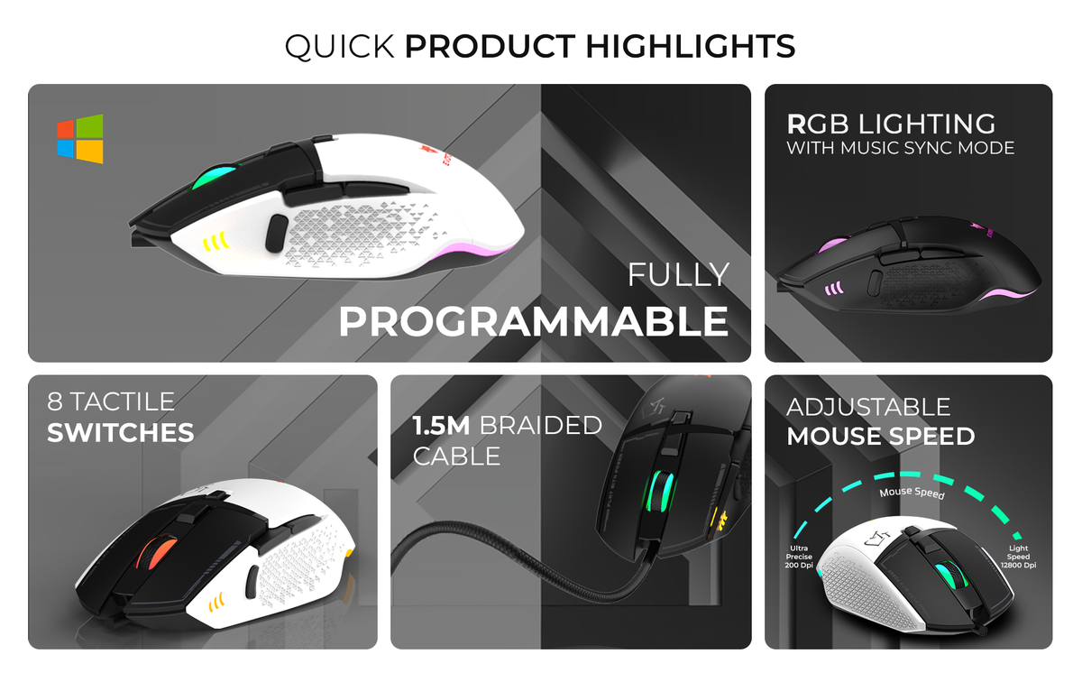 EvoFox Phantom 2 Gaming Mouse – Amkette