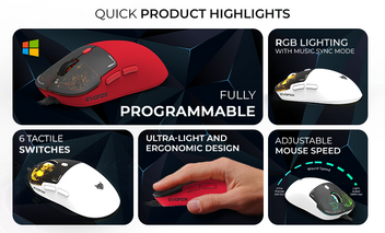 EvoFox Phantom Air Wired Gaming Mouse – Amkette