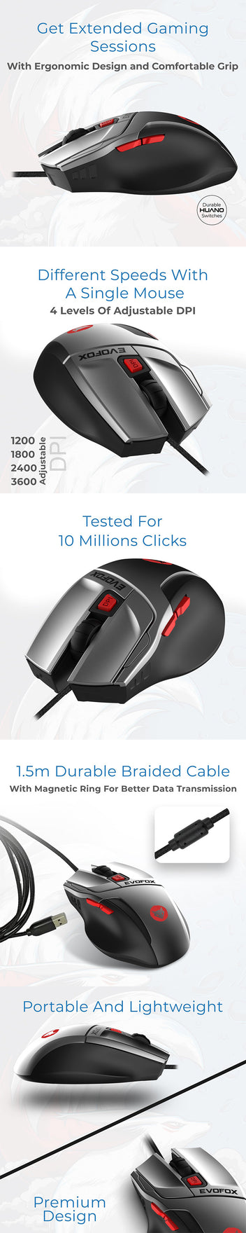 EvoFox Shade Gaming Mouse – Amkette